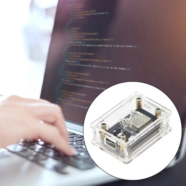 CLEAR ACRYLIC CASE for NodeMcu Lua CP2102/CH340G ESP32 30PIN ...