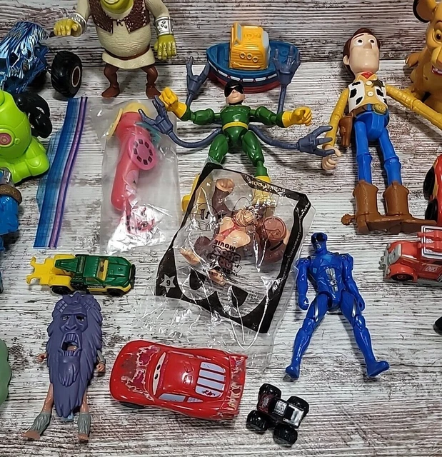 RANDOM MIXED SMALL Toy Lot 10x8x6 Box 20 + pcs. (3 + pounds). See all ...