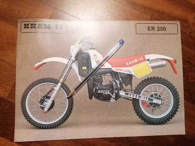 BROCHURE DÉPLIANT FRONTE Retro Kram It Kramer Er 250 EUR 19,99 ...