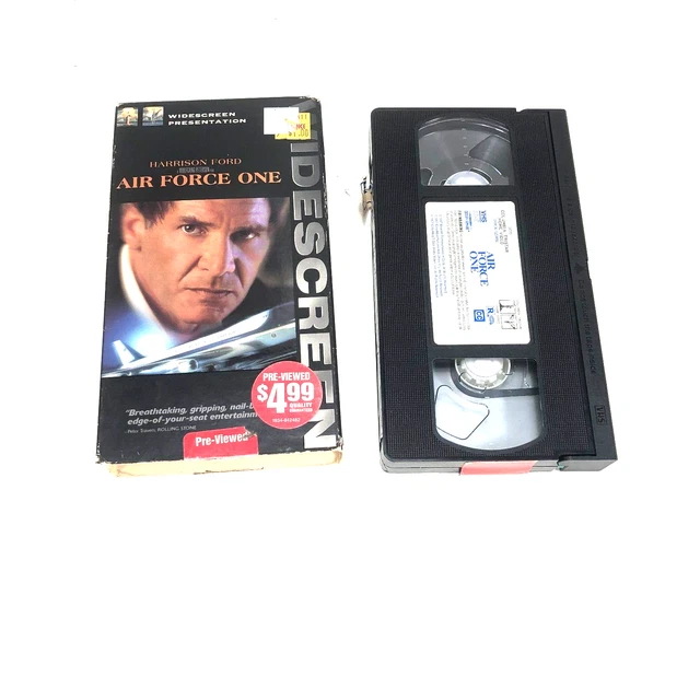 VINTAGE VHS TAPE: Air Force One Harrison Ford Widesreen £4.70 - PicClick UK