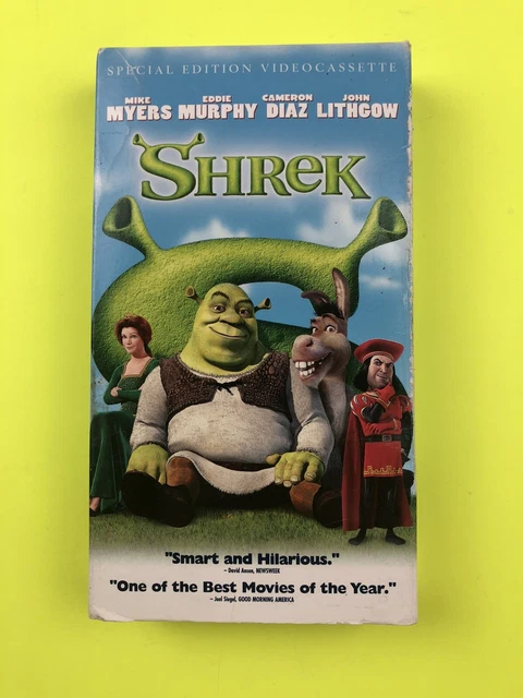 SHREK (VHS, 2001, Standard Version, special Edition)-013 $3.99 ...