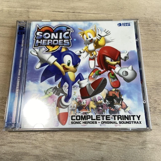 SONIC HEROES COMPLETE Trinity OST CD Sega Japan Game Soundtrack Album ...
