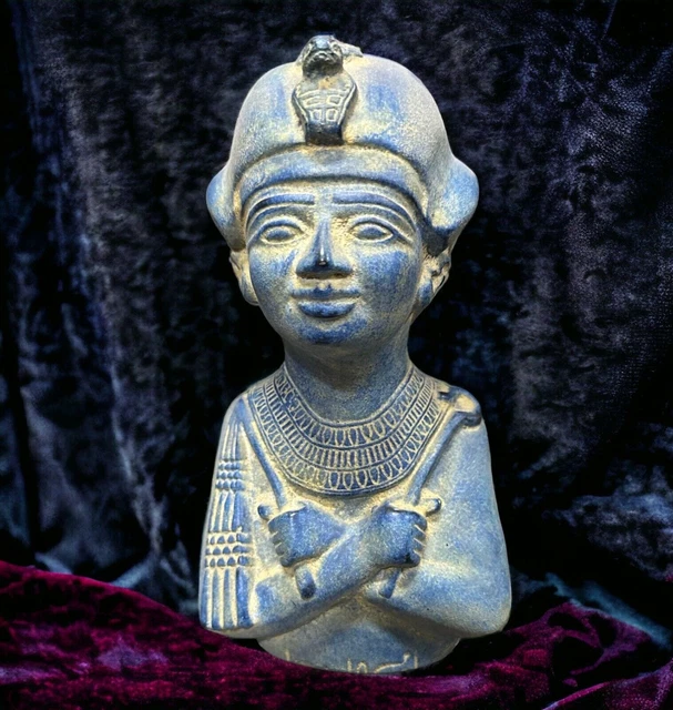 RARE ANCIENT EGYPTIAN Antiquity God of Amun Ra Head Pharaonic Unique ...