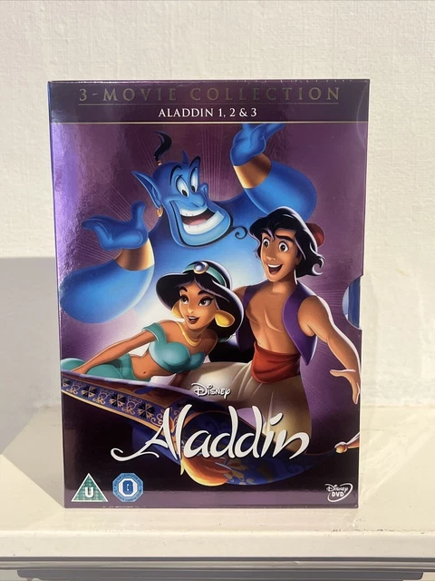 DISNEY'S ALADDIN Trilogy - 3 Movie Collection (DVD) Brand New Sealed £ ...