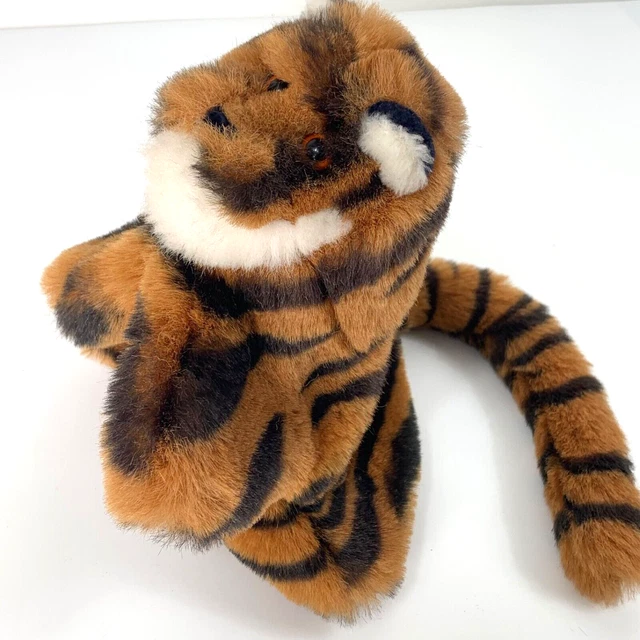 VINTAGE FLUPPETS FURRYTAILS Tiger Puppet 1980's Plush Soft Toys Hand ...
