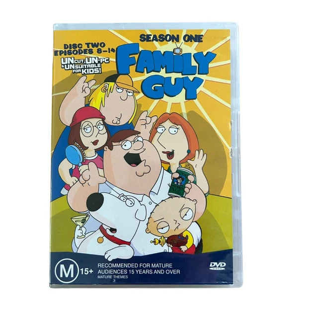 FAMILY GUY SEASON One Disc Two Episode 8-14 Alex Borstein, Seth Green ...