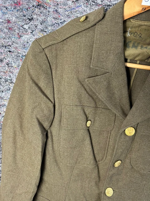 ORIGINAL US ARMY WW2 Class A Uniform Jacket - 36" X Large Chest - 1941 ...