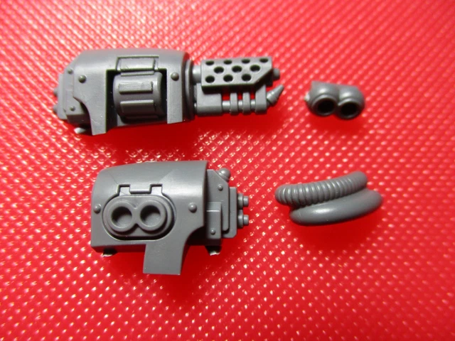 WARHAMMER 40K PRIMARIS Redemptor Dreadnought Heavy Flamer Bits Box £3. ...