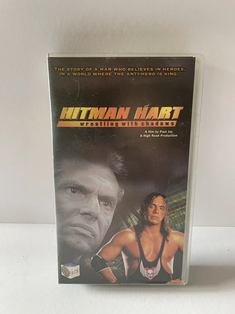 GENUINE VHS HITMAN Hart Wrestling With Shadows 2000 VHS Rare/Collectors ...