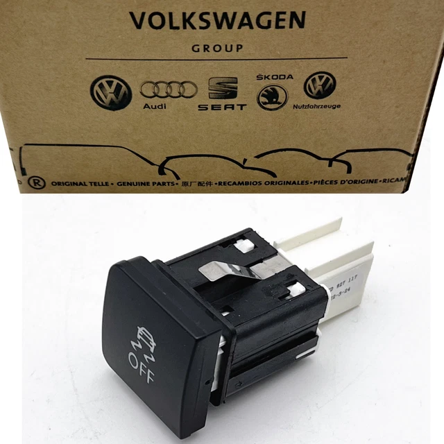 ORIGINAL VW ESP Schalter Traktionskontrollschalter Für Golf Jetta Caddy ...