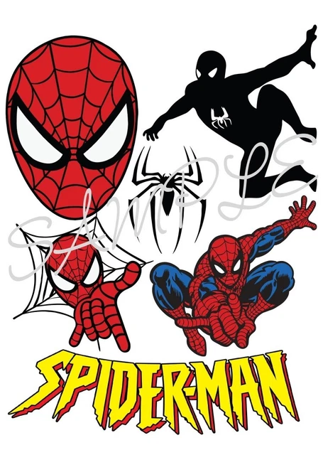 SPIDERMAN EDIBLE PRINT Cake Toppers on Icing Sheet A4 - Create your own ...