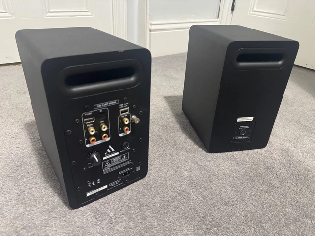 ARGON AUDIO FENRIS A4 Active Bluetooth Bookshelf Speakers Black, Good ...