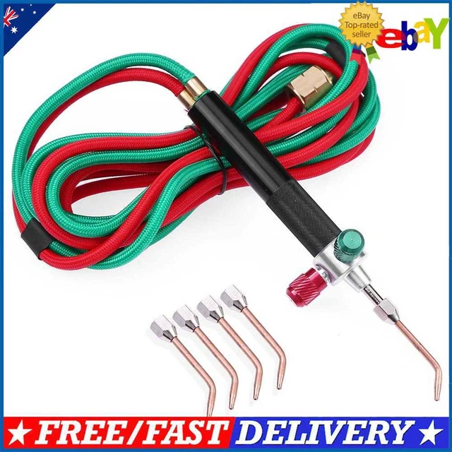MINI GAS LITTLE Torch Welding Soldering Kit Oxygen Acetylene Gun for ...