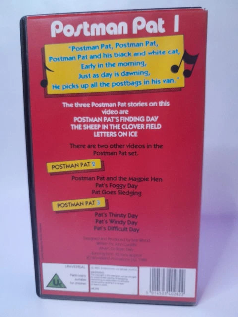 POSTMAN PAT 1 VHS Video 1986 80s BBC Retro Memorabilia Childrens Kids ...