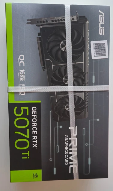 ASUS PRIME GEFORCE RTX 5070 Ti 16GB GDDR7 OC Edition Gaming Grafikkarte Neu EUR 985,00 - PicClick DE