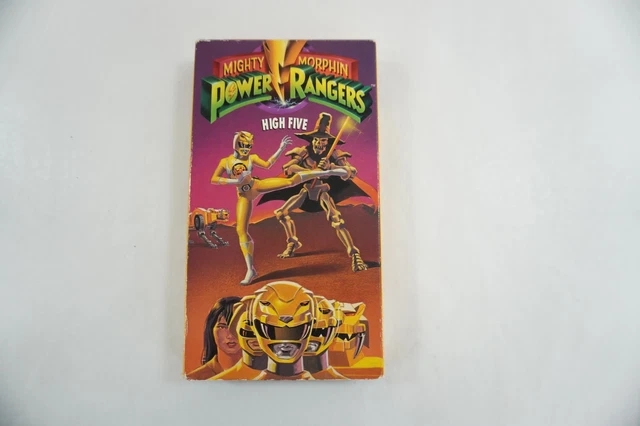MIGHTY MORPHIN' POWER Rangers High Five VHS Tape Rita Repulsa Dinozords ...