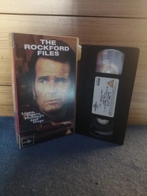 THE ROCKFORD FILES - Lions, Tigers, Monkeys And Dogs (VHS, 1995) £4.00 ...