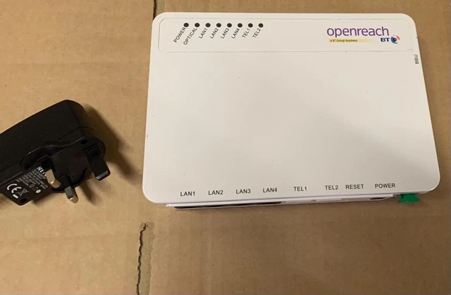 BT MODEM ROUTER IN FIBRA OTTICA OPENREACH ECI VENDITA FTTC spedizione ...