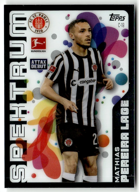 TOPPS MATCH ATTAX Bundesliga 2025-26 No C-18 Mathias Pereira Lage Debut ...