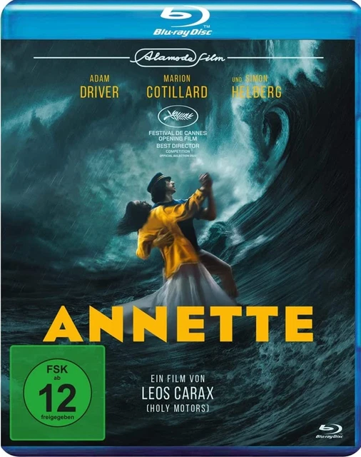 ANNETTE [BLU-RAY] (BLU-RAY) Driver Adam Cotillard Marion Helberg Simon ...