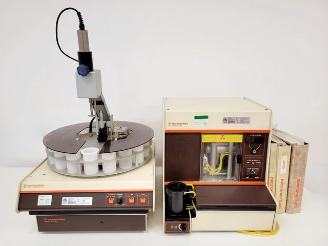 MICROMERITICS SEDIGRAPH 5100 Particle Analysis System & MasterTech 051 ...