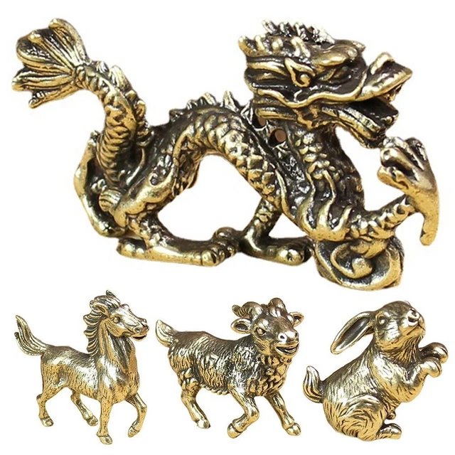 SCULPTURE COPPER STATUE Copper Miniatures Figurines Home Office ...