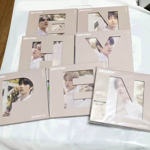 ENHYPEN BORDER : Hakanai Solo jacket Version Album CD All Complete ...