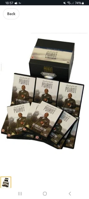 AGATHA CHRISTIE POIROT The Complete Collection Special Edition. New (O1 ...