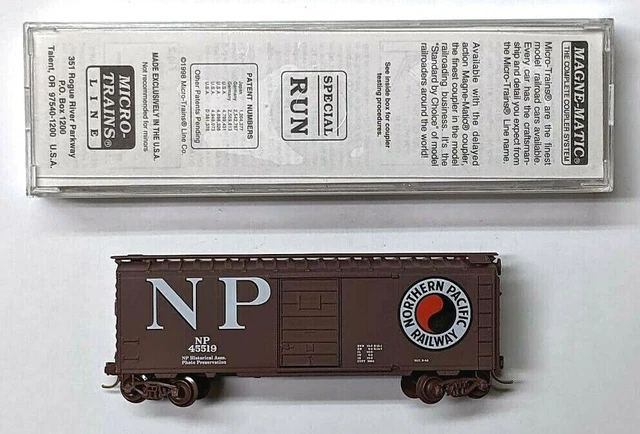 MTL S MICRO-TRAINS Special Run 98,20 Northern Pacific NP 45519 40 pieds ...