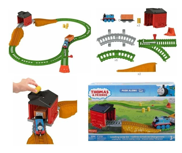 THOMAS & FRIENDS LOADING LOOP SET Playset Push Along Train and Track ...
