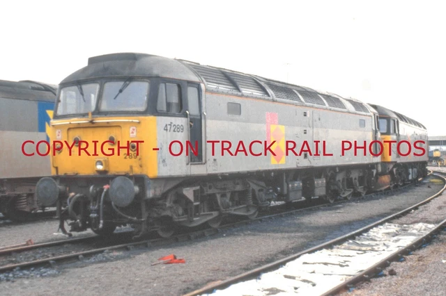 UK RAILWAY PHOTOGRAPH Of Class 47 47289. Rm47-644 £1.70 - PicClick UK