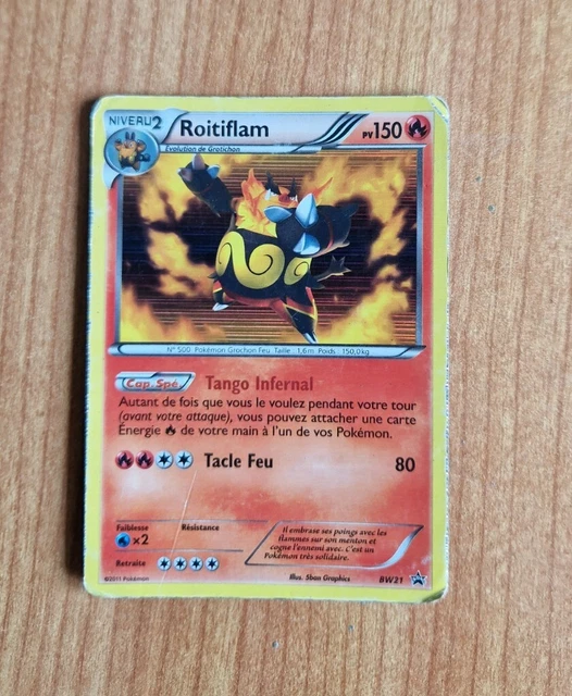 CARTE POKÉMON ROITIFLAM - Promo BW21 EUR 2,40 - PicClick FR