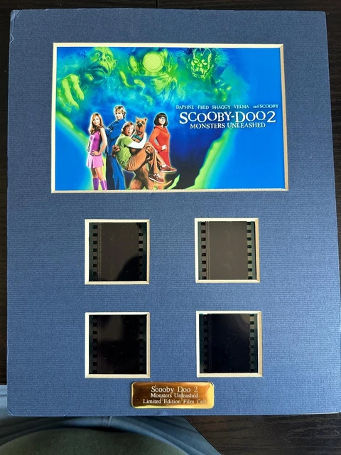 SCOOBY DOO 2 monsters unleashed limited edition dual 35mm film cell £ ...