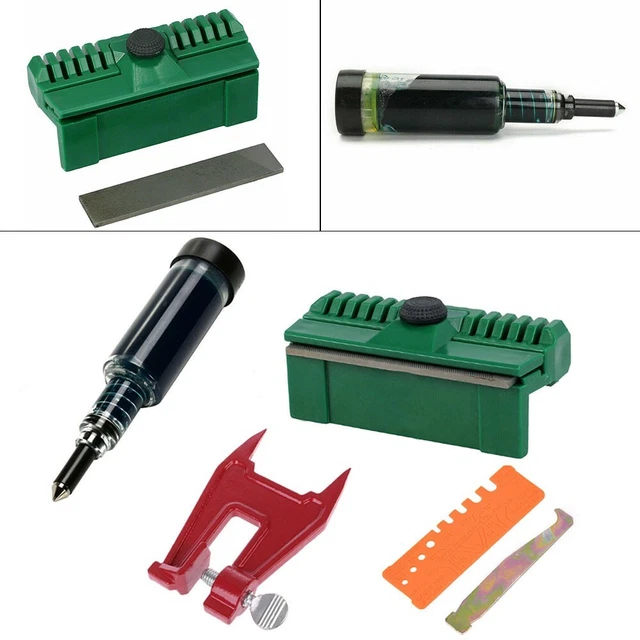 CHAIN SAW GUIDE Bar Maintenance Kit Rail Dresser Grease Tool Cleaner ...