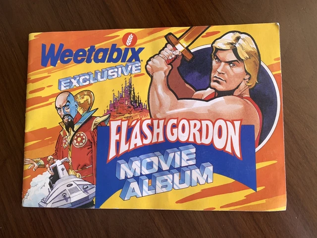 FLASH GORDON CARDS 1981 WEETABIX Full Set in ORIGINAL ALBUM Mega Rare ...