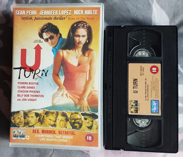 U TURN (VHS) BIG BOX - Jennifer Lopez + Sean Penn + Joaquin Phoenix ...