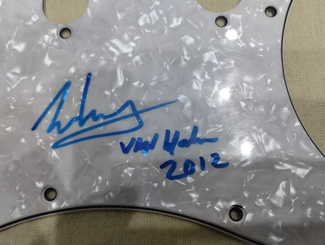 EDDIE VAN HALEN Signed Guitar Pickguard Roger Epperson Real EUR 2.999 ...