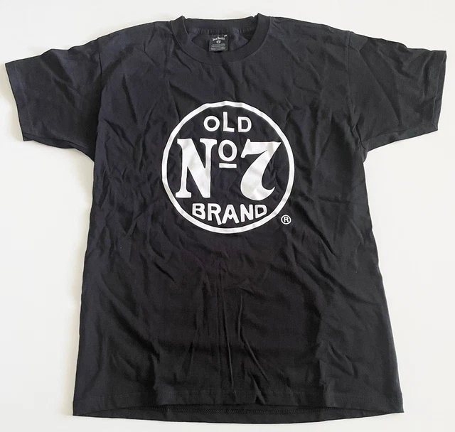 JACK DANIEL'S - Old No 7 Logo - T Shirt - Large £9.95 - PicClick UK