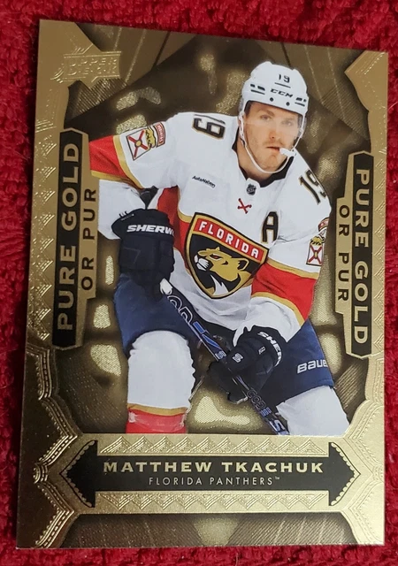 2024/2025 TIM HORTONS 10th EDITION~PURE GOLD~MATTHEW TKACHUK~PG-12 $1. ...