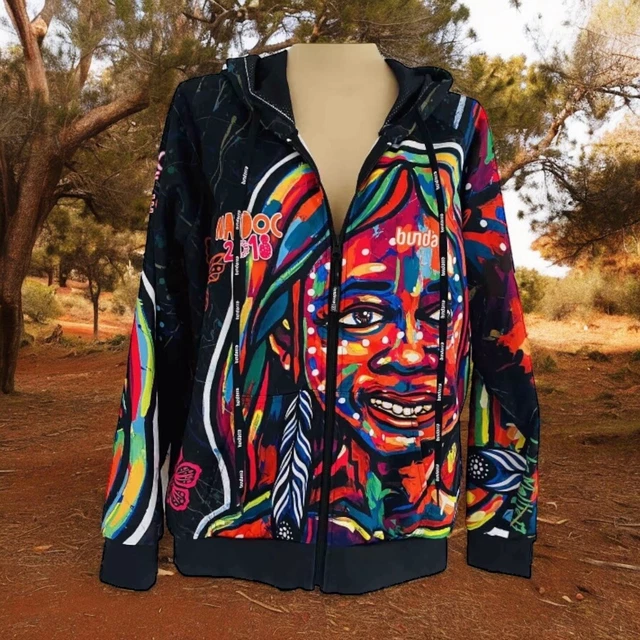 BUNDERRA LUKE MALLIE Indigenous Aboriginal Art Naidoc Week Hoodie ...