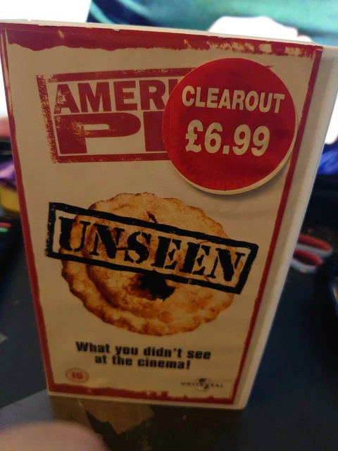 AMERICAN PIE UNSEEN Jason Biggs, Alyson Hannigan-PAL VHS Video Tape ...