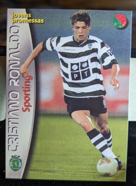 CRISTIANO RONALDO ROOKIE RÉPRINT 2002 Futebol Mega Craques #137 RP Mega ...