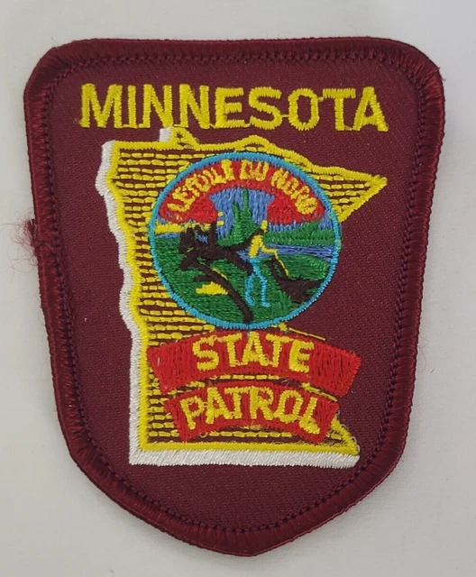 MINNESOTA STATE PATROL Patch 3"X2.5" Police $8.72 - PicClick