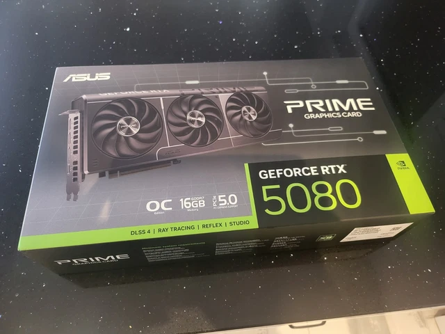 ASUS GEFORCE RTX 5080 Prime Oc 16Gb Gddr7 £1,026.68 - PicClick UK