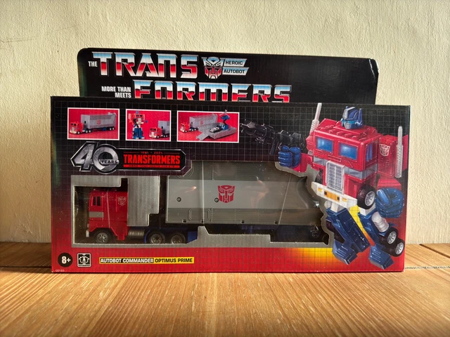 TRANSFORMERS - 40TH Anniversary - G1 Retro Reissue - OPTIMUS PRIME £90. ...