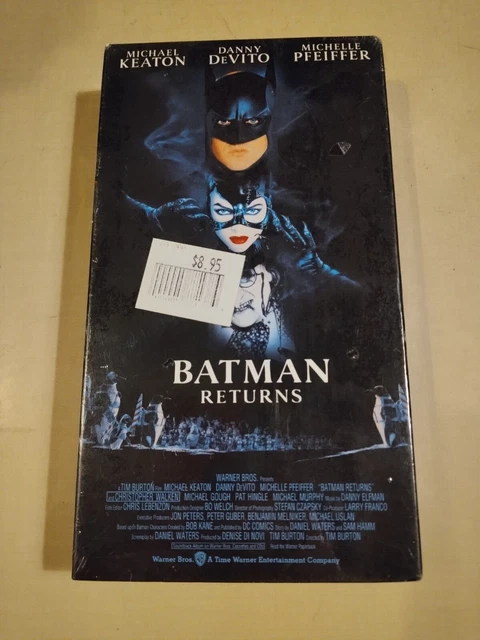 BATMAN RETURNS VHS NEW/SEALED Michael Keaton Danny Devito Michelle ...