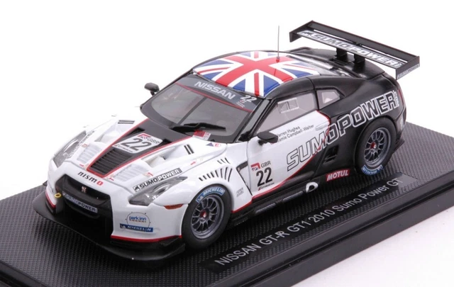 MINIATURE VOITURE AUTO 1:43 NISSAN GTR GT1 2010 SUMO POWER GT Racing ...