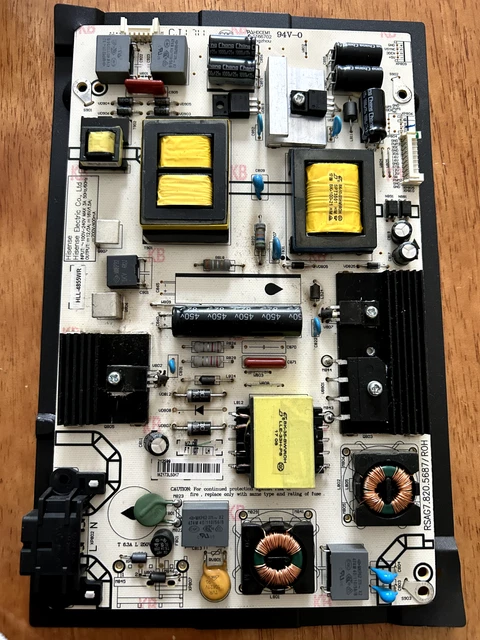 PSU POWER SUPPLY Board Rsag7.820.5687/R0H For 43" Hisense H43N5300Uk Tv ...
