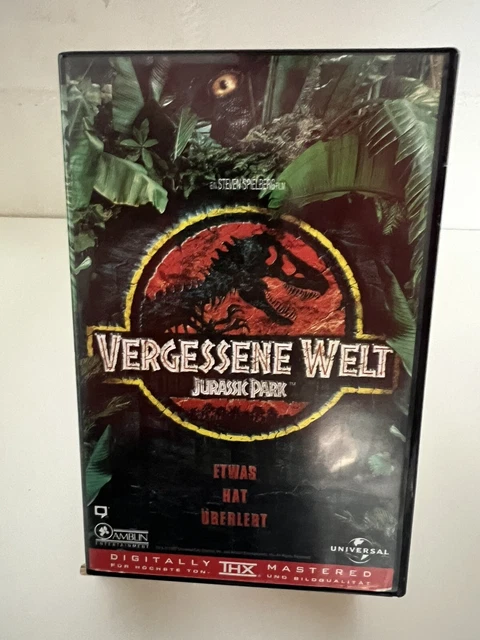 VERGESSENE WELT - Jurassic Park / VHS - Kassette EUR 1,00 - PicClick DE