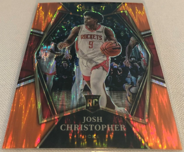 2021-22 SELECT BASKETBALL Josh Christopher Houston Rockets Orange Flash ...